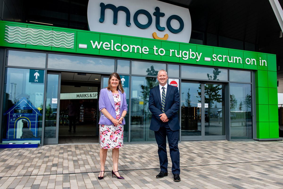 Minister hails Rugby Services as 'perfect example' of zero-emission ...