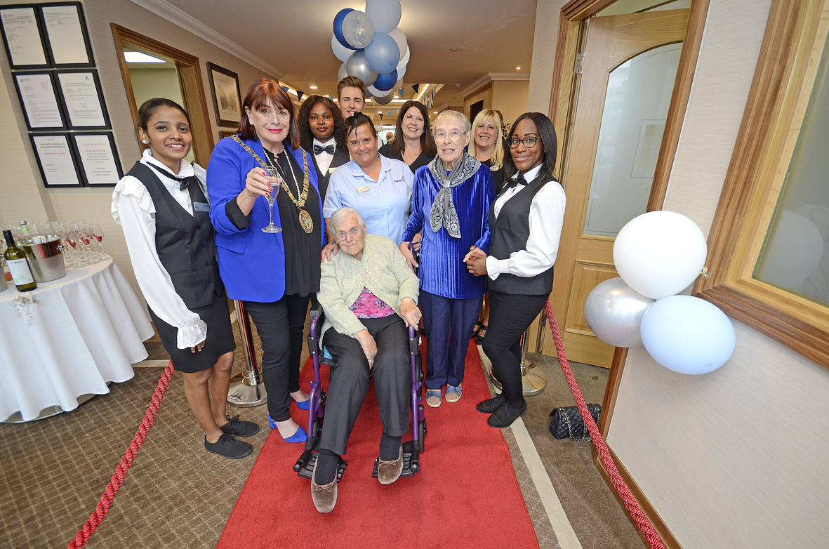 Mayor treads red carpet at care home opening ceremony - The Rugby Observer