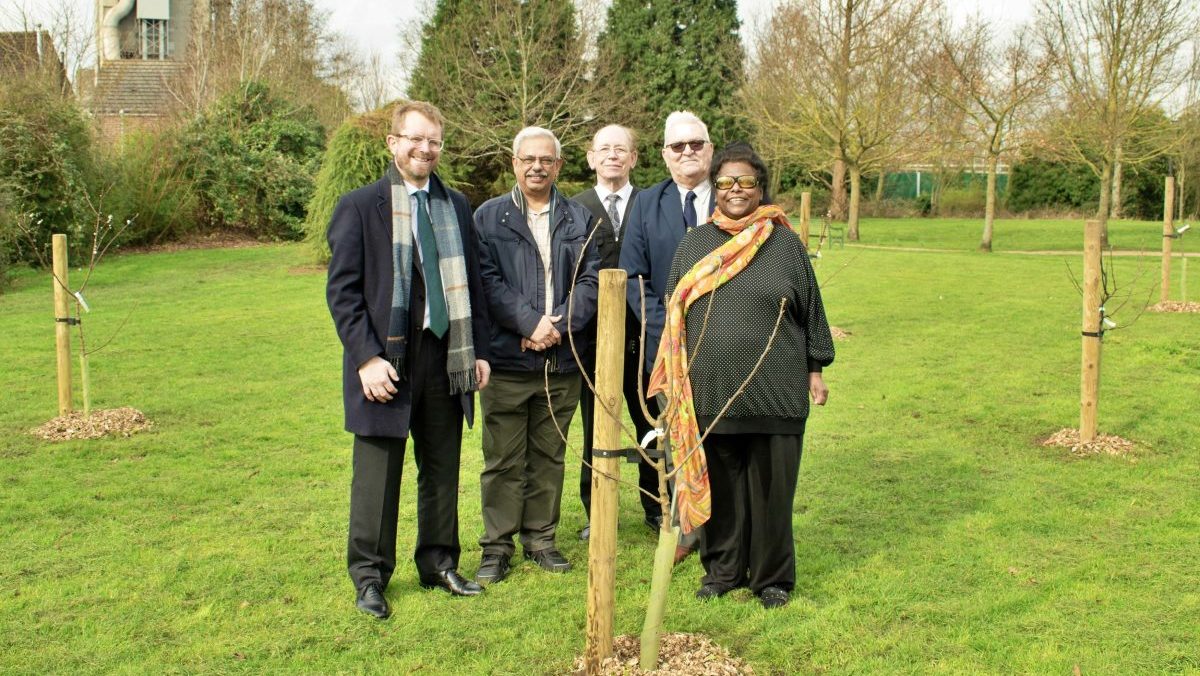 New community orchard taking root at Rugby park - The Rugby Observer