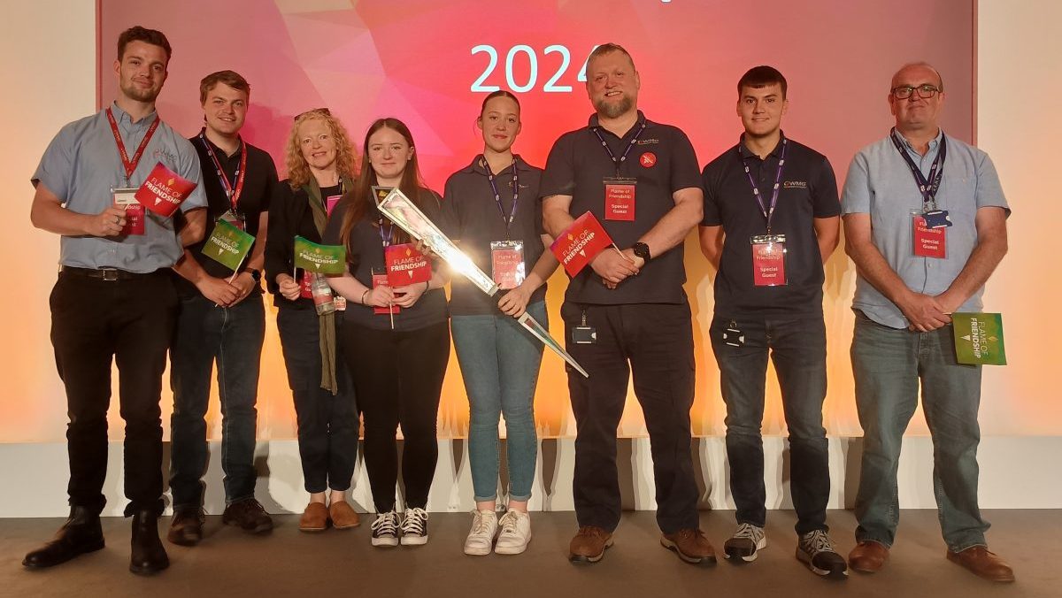 Olympic-style torch created by Rugby College students takes centre ...